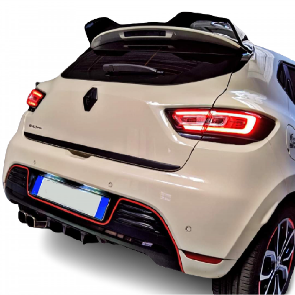 Renault Clio 4 Rs V Cup (2012-2019) PİANO BLACK Spoiler (Plastik)